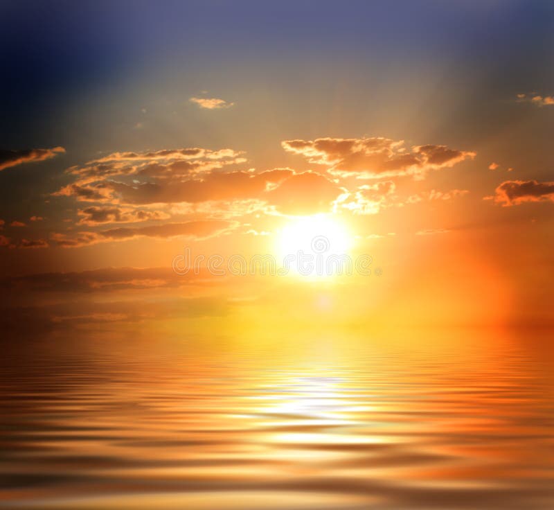 Sunset stock image. Image of backdrop, open, cloud, sphere - 15072859