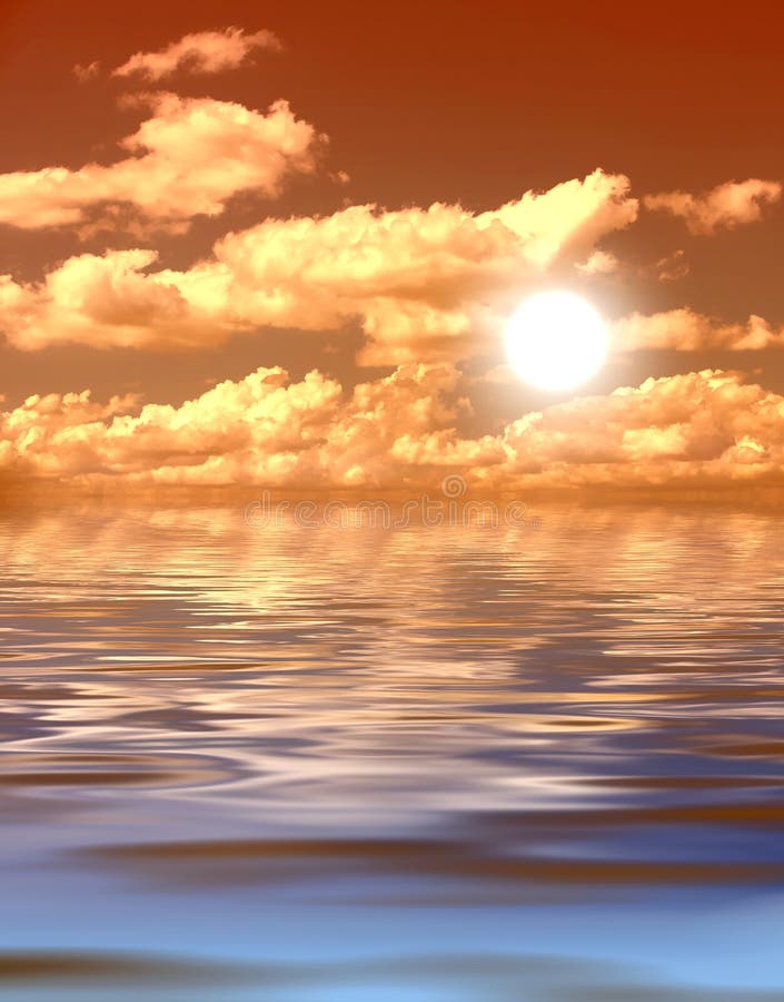 Sunset stock image. Image of background, island, indonesia - 1837589