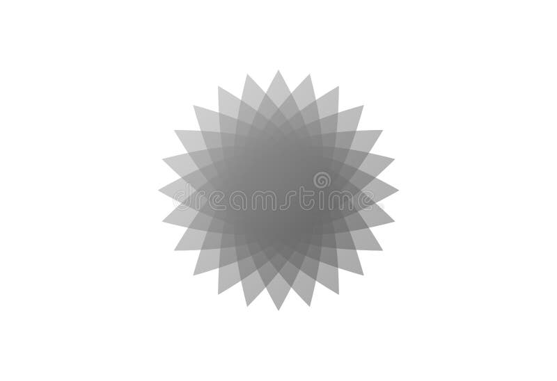 Gray Rounded Shape Concept Isolated on White Background Stock Image ...