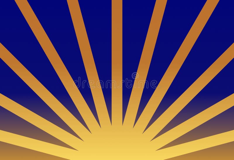 Abstract Background with Rays of the Sun Pattern Stock Illustration ...