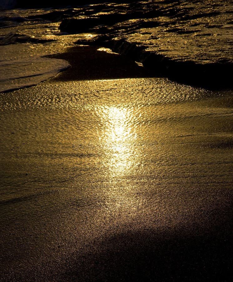 Almost Sunset #2 stock image. Image of wave, seaside - 10403597