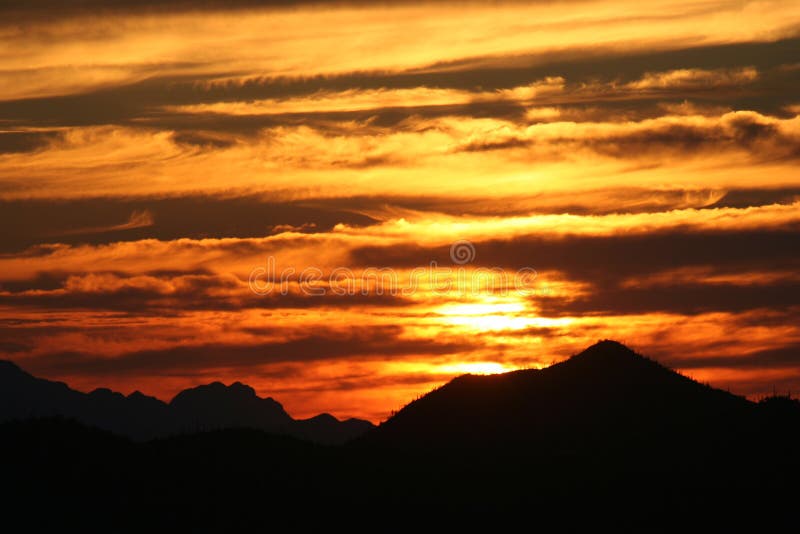 Sunset Layers stock image. Image of monsoon, storm, mountain - 985993