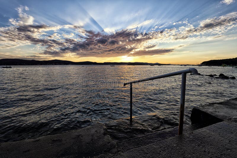 Steps with dramatic sky stock photo. Image of texture - 12711656