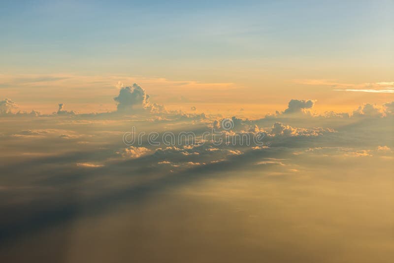 Above the Clouds stock photo. Image of blue, clouds, cloudy - 52616928