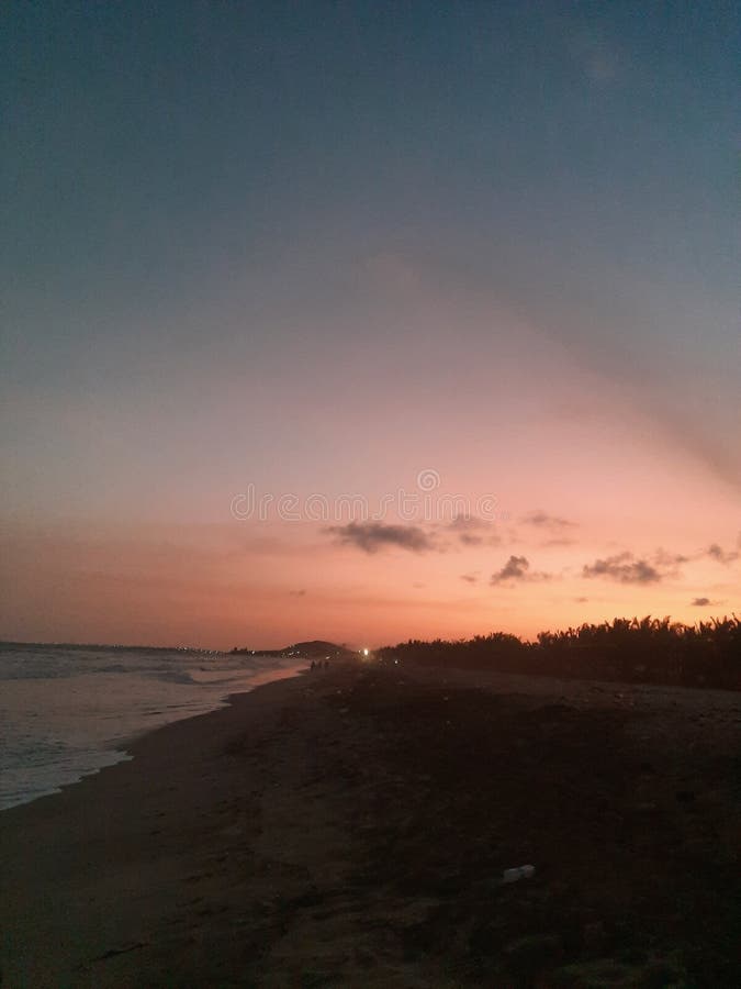 Sunset in Accra stock photo. Image of accra, beach, ghana - 254049340