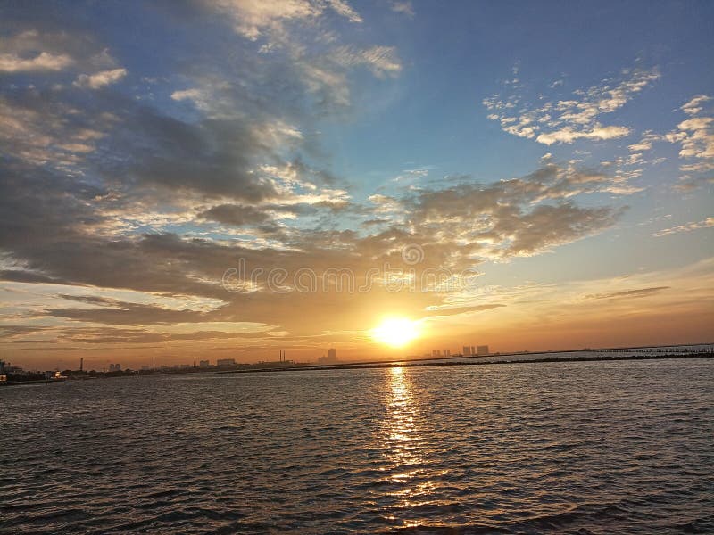 Sunset in the Afternoon when it S Late at Night Stock Image - Image of ...