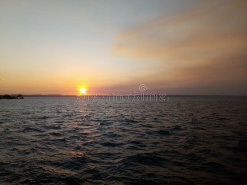 Sunset Afternoon Wellington Point Stock Image - Image of afternoon ...