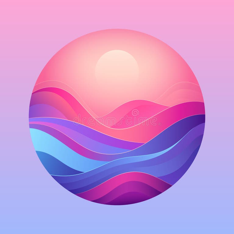 Abstract Colorful Liquid Mountains Stock Illustrations – 1,334 Abstract ...