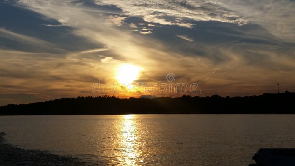 Sunset in alabama stock photo. Image of alabama, reflection - 45173214