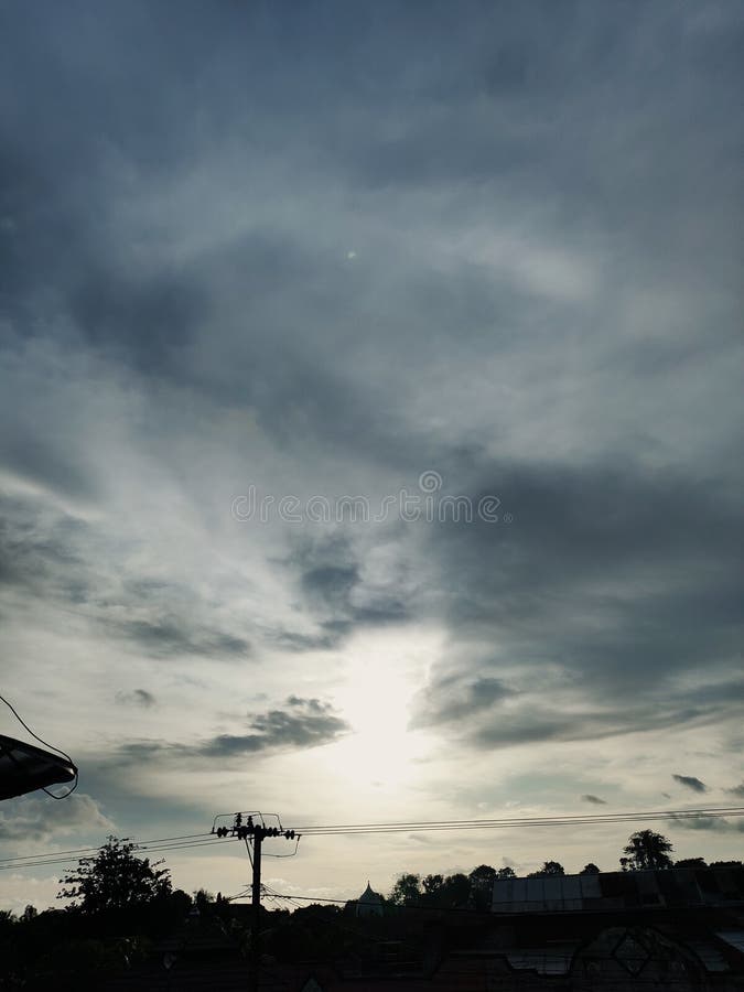 Sunset in alive stock photo. Image of nice, building - 263881302