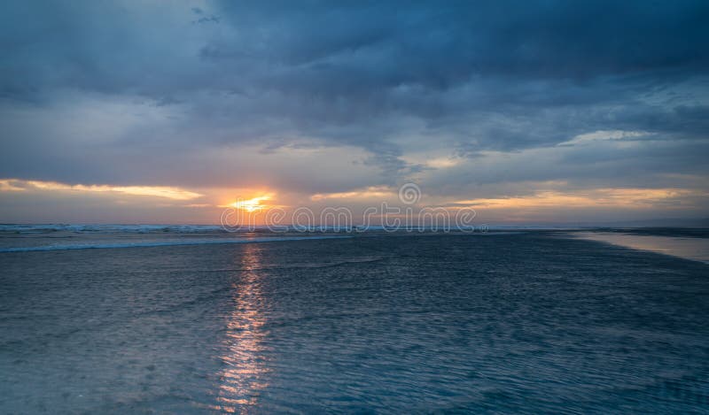 Sunset at Moclips Washington State Stock Image - Image of sunset ...