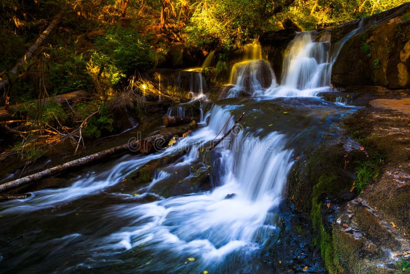 Sunset Alsea Falls Oregon Stock Photos - Free & Royalty-Free Stock ...