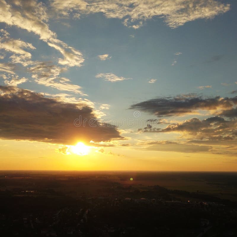 Sunset stock photo. Image of sunset, amaizing, july - 120956872