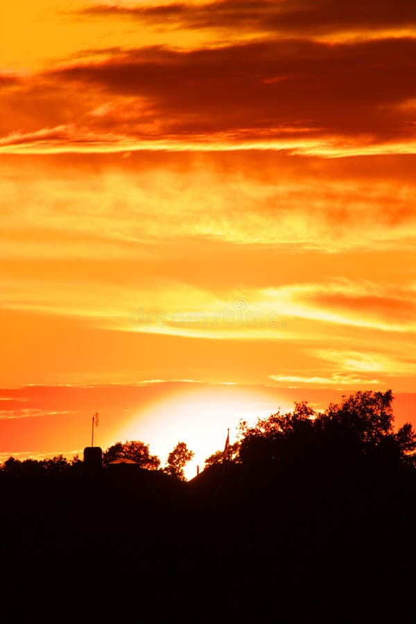 Sunset stock image. Image of warm, enjoying, amazing - 88401039