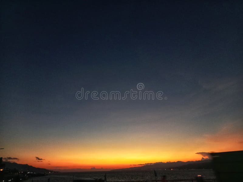 Sunset in ambon stock photo. Image of ambon, create - 269102164