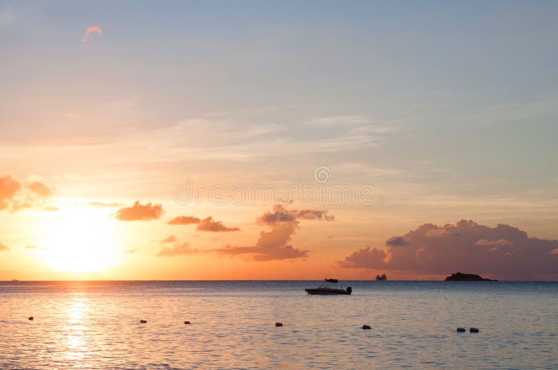 Sunset in Antigua stock photo. Image of sunny, warm, antigua - 27865308
