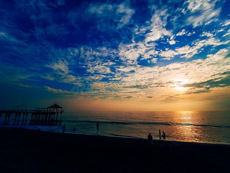 Anyer Beach, Banten, Indonesia - 28 December 2013 - Coconut Tree in a ...