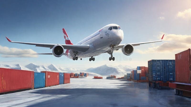 Symphony of Movement in Logistics Stock Illustration - Illustration of ...