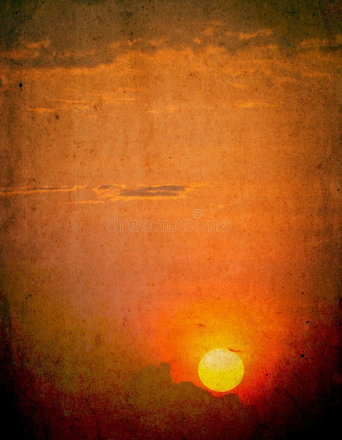 Abstract Art Grunge Landscape Background Stock Image - Image of glowing ...