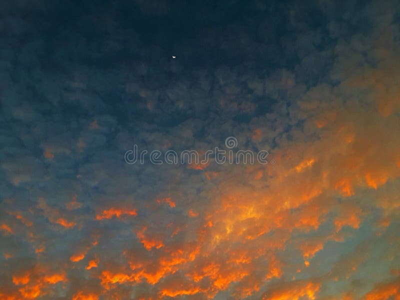 Sunset Background, Division Day and Night Stock Photo - Image of ...