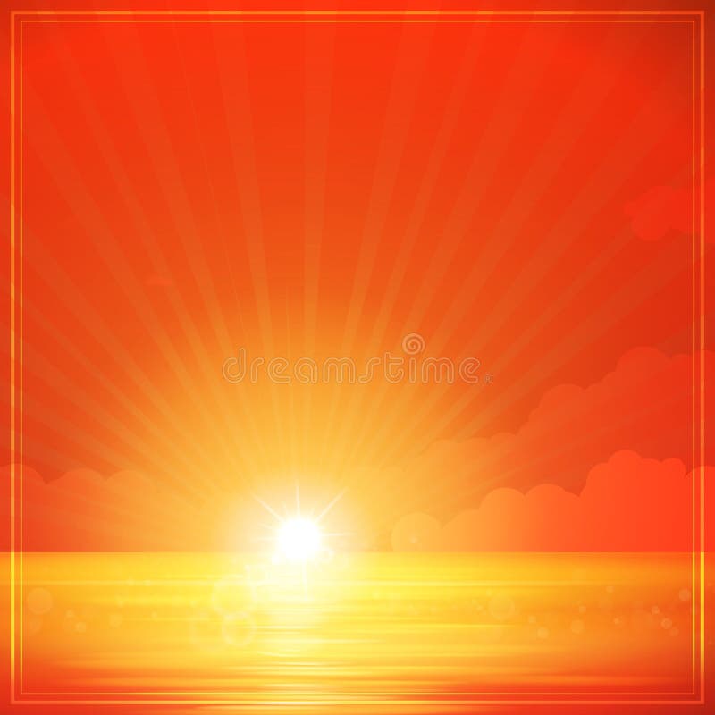 Sunset Background stock illustration. Illustration of season - 55295351