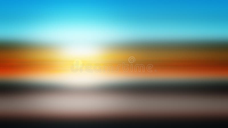 Sunset Background Illustration Gradient Abstract, Banner Light Stock ...