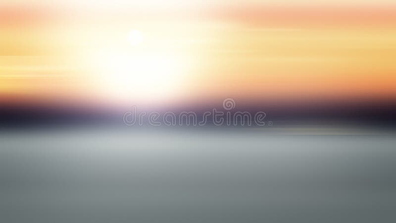 Sunset Background Illustration Gradient Abstract, Sun Template Stock ...