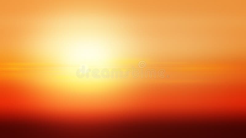 Sunset Background Illustration Gradient Abstract, Sun Design Stock ...