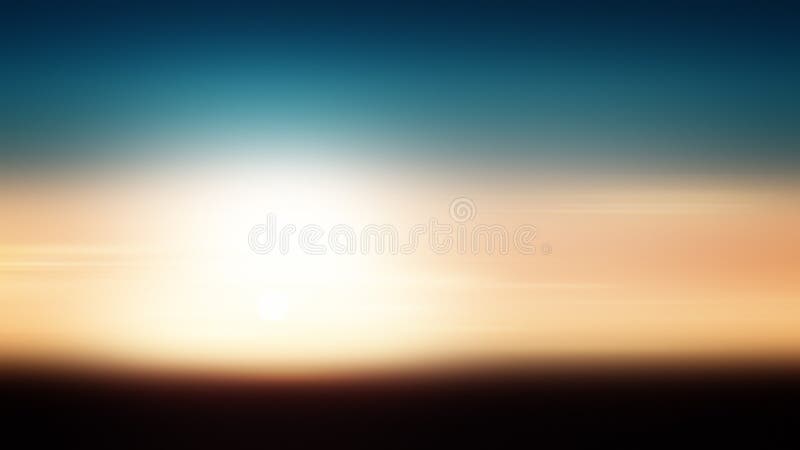 Sunset Background Illustration Gradient Abstract, Sun Design Stock ...