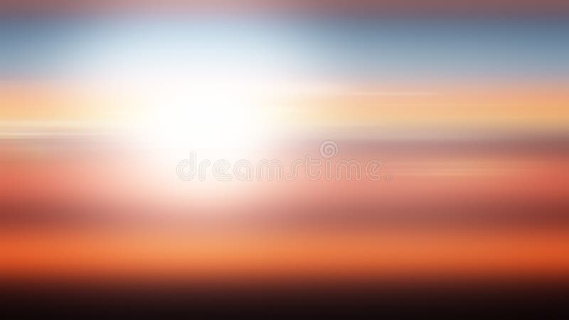 Sunset Background Illustration Gradient Abstract, Sun Template Stock ...