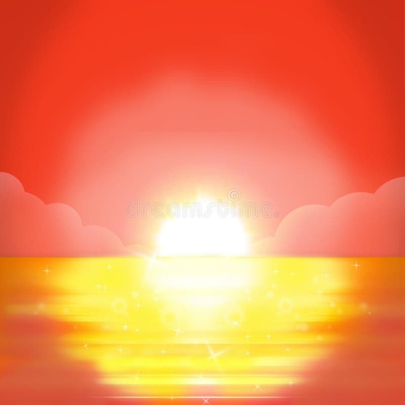 Sunset Background stock illustration. Illustration of quiet - 38846256