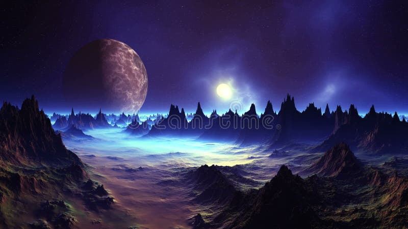 Sunset and Nebula stock video. Video of halo, nebula - 110800091