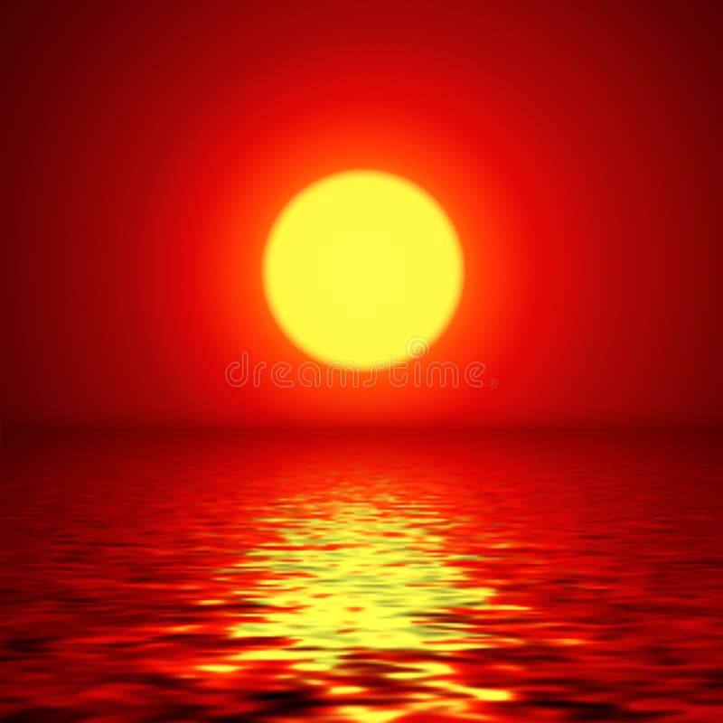 Sunset background stock vector. Illustration of peaceful - 35272368