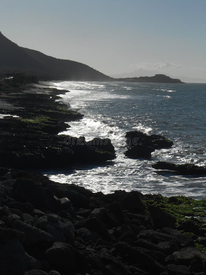 Sunset in backlight stock image. Image of shadows, looking - 148480403