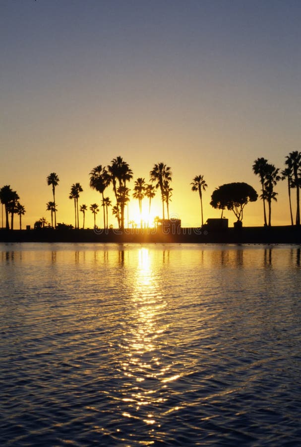 Sunset at bay stock image. Image of water, sunlight, scenic - 24004903