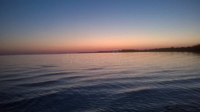 Sunset on Bayou La Batre Alabama Stock Image - Image of batre, bayou ...