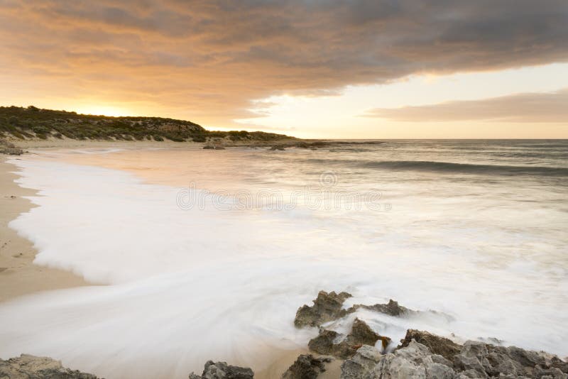 Sunset Beach Australia stock image. Image of paradise - 29632779