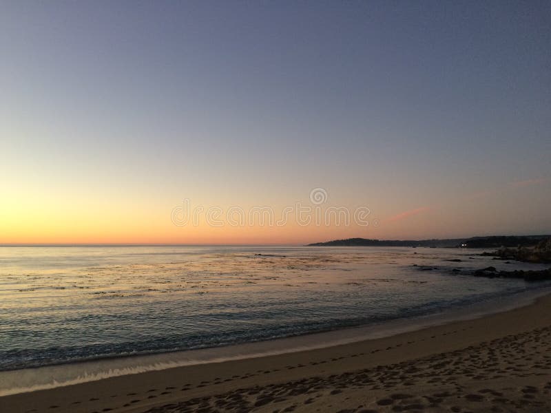 Sunset beach stock photo. Image of magic, evening, calm - 91353642