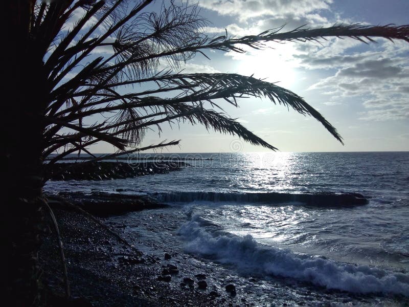 Sunset stock photo. Image of sunset, ocean, waves, beach - 167490100