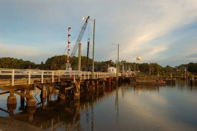 Sunset Beach Bridge stock photo. Image of north, control - 1354518
