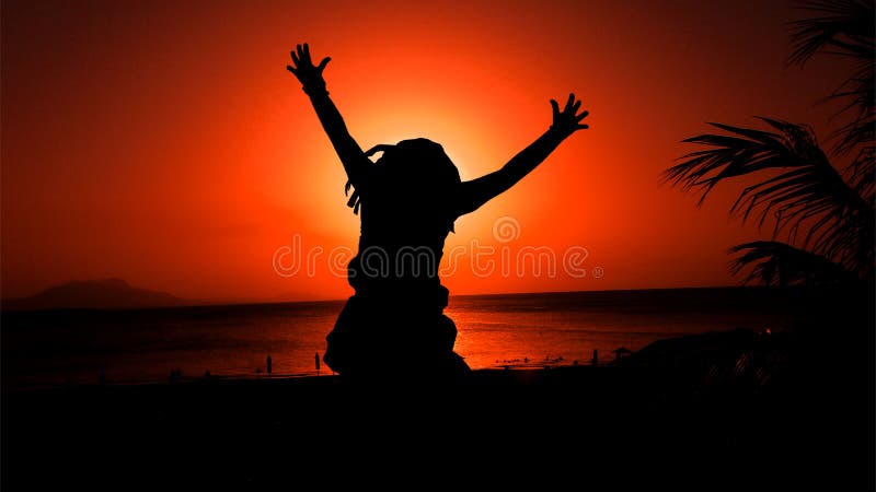 Sunset at the Beach stock photo. Image of sunrise, blue - 83542530