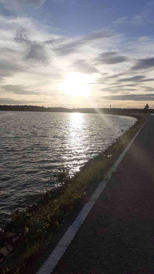 Sunset beach stock photo. Image of beach, kendari, wood - 213332248