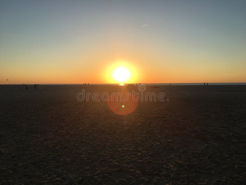 Sunset stock photo. Image of kijkduin, scenery, afterglow - 97804714