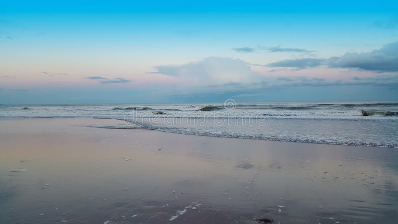 Sunset Beach Mood Nice Colour.relaxation Mood Stock Photo - Image of ...