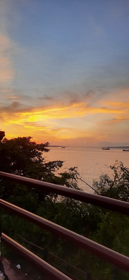 Sunset beach noon stock photo. Image of beach, sunlight - 221410154