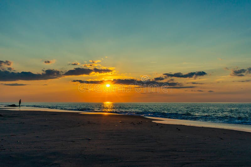Sunset on the Beach on North Side of the Provincelands Cape Cod ...