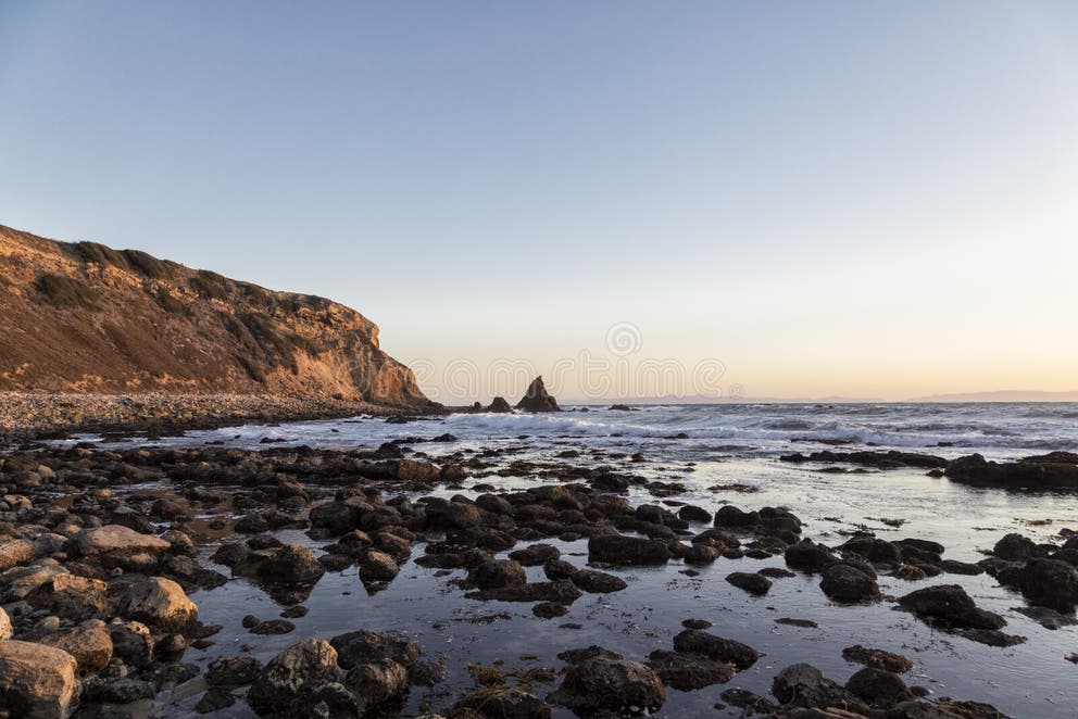 Sunset in the Beach stock image. Image of scenic, horizon - 114753527