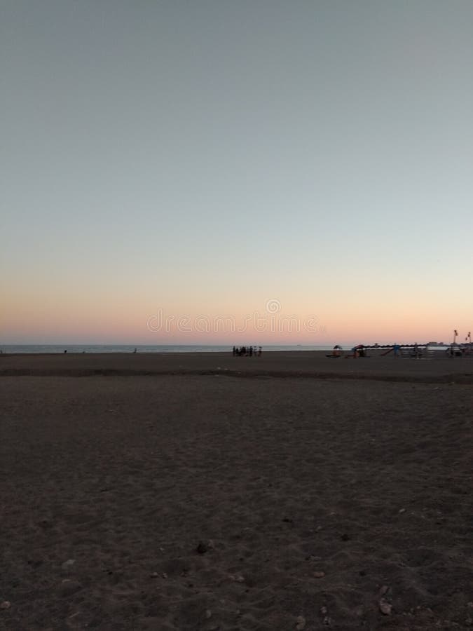 Sunset stock photo. Image of sand, sunset, blue, beach - 160641552