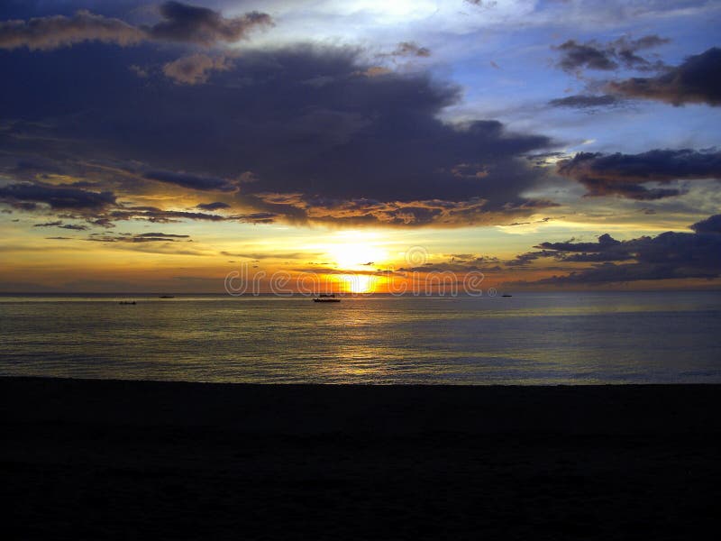 Sunset on Bohol Island on the Philippines 24.11.2014 Stock Photo ...