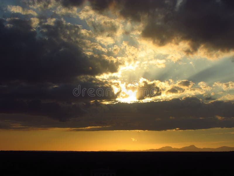 Mystic Sunset stock photo. Image of clouds, monutains - 85708690